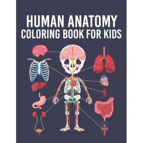 Cute Planet Printing House Other Human Anatomy Coloring Book For